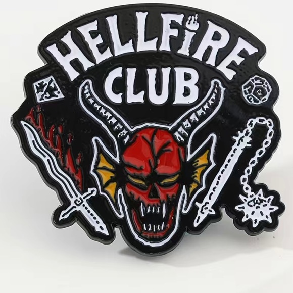 Jewelry | 318 Hellfire Club Enamel Pin | Poshmark